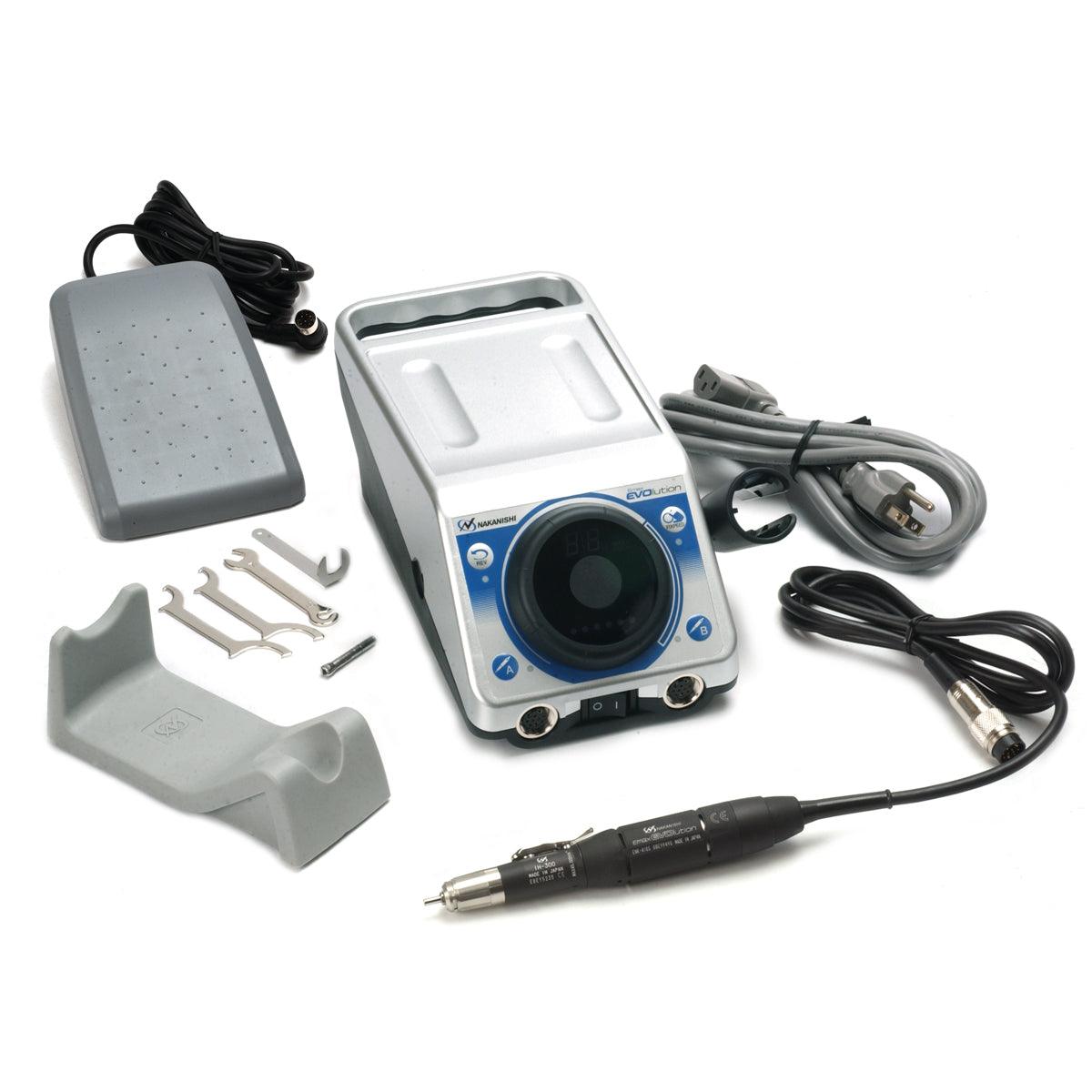 Nakanishi NSK 8232 EMax EVOlution Micromotor Torque Type Motor with Lever Style Handpiece & Foot ...