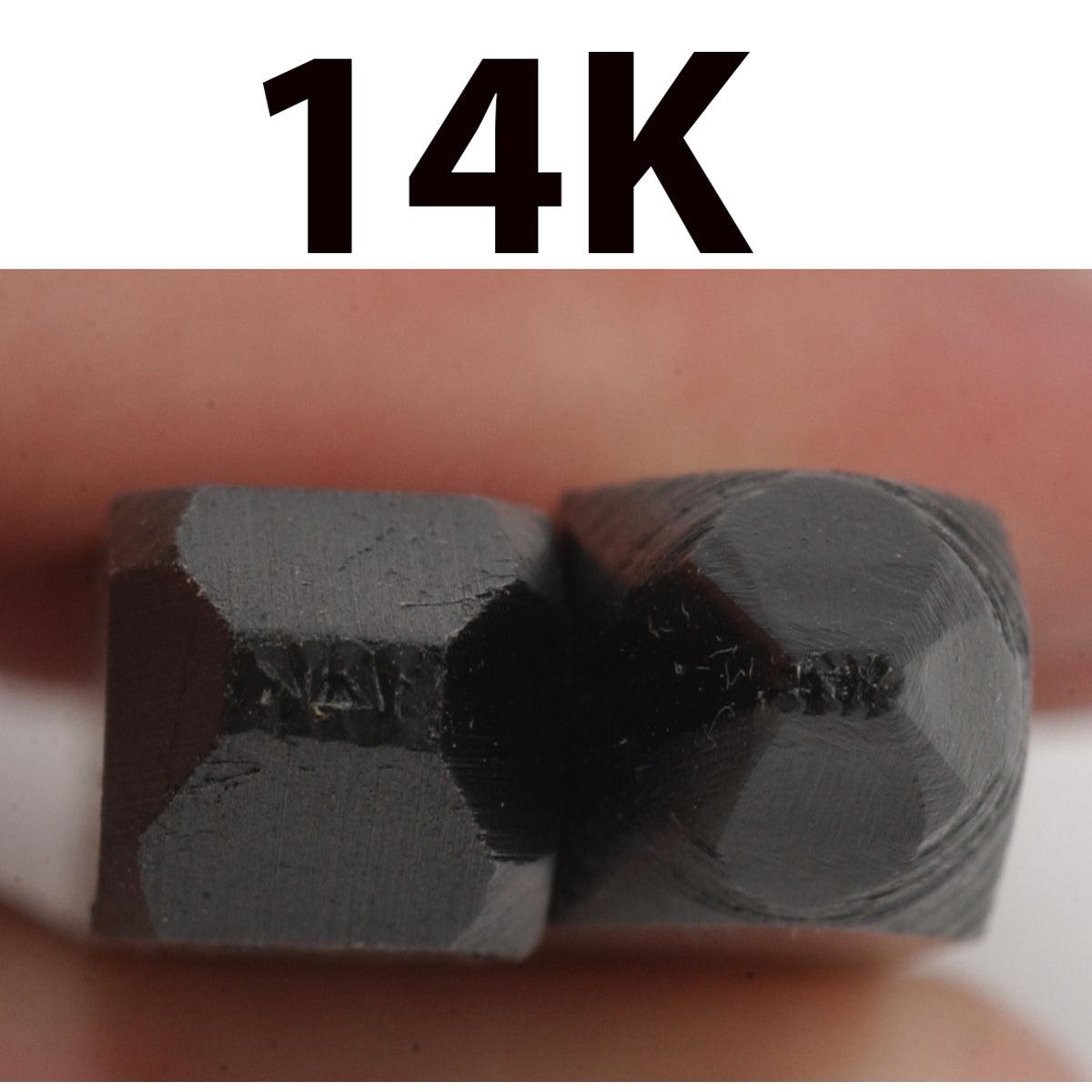 14K Straight Square Shank Hallmark Stamps-2 Sizes | OttoFrei.com — Otto ...