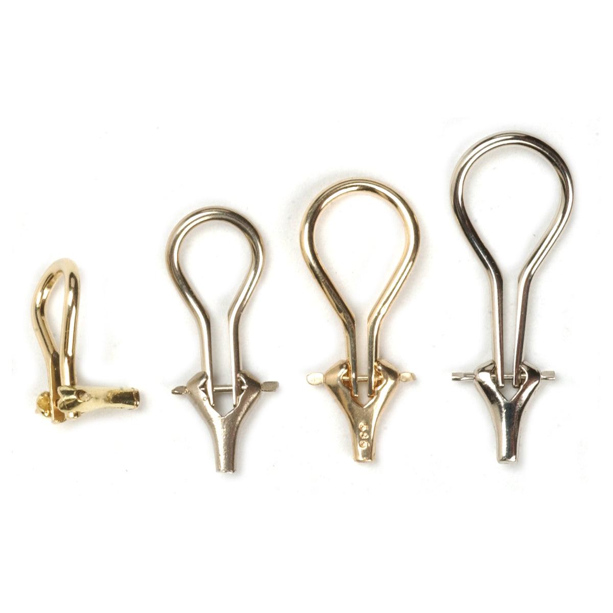 14KY, 14KW, 18KY & 18KW Omega Clips -Premium Quality — Otto Frei