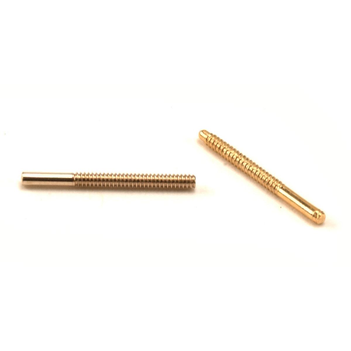 Gold Threaded Earring Screwposts .034