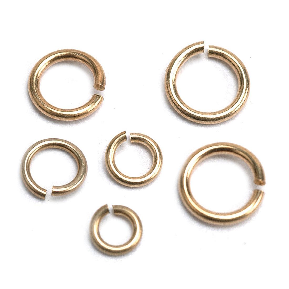 14KY Solder Filled Oval Jump Rings-Sold by the Piece | OttoFrei.com ...