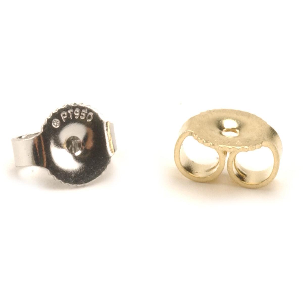 14KY,14KW,18KY & 18KW Heavy 6.3mm Friction Earring Backs | OttoFrei.com ...