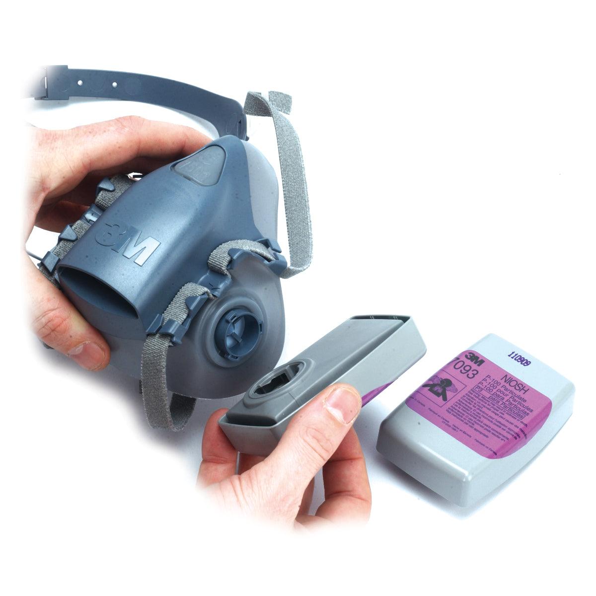 3M 7093 P-100 Plastic Encased Airborne Particulate Filters-1 Pair (2 ...