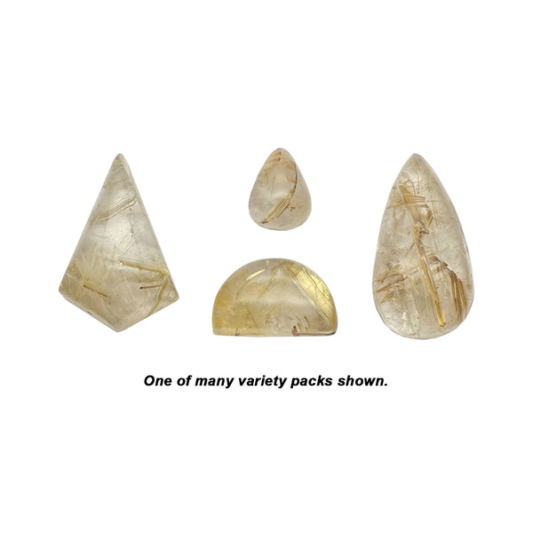 Closeout Rutilated Quartz Bulk Lot of 100 Carats | OttoFrei.com — Otto Frei