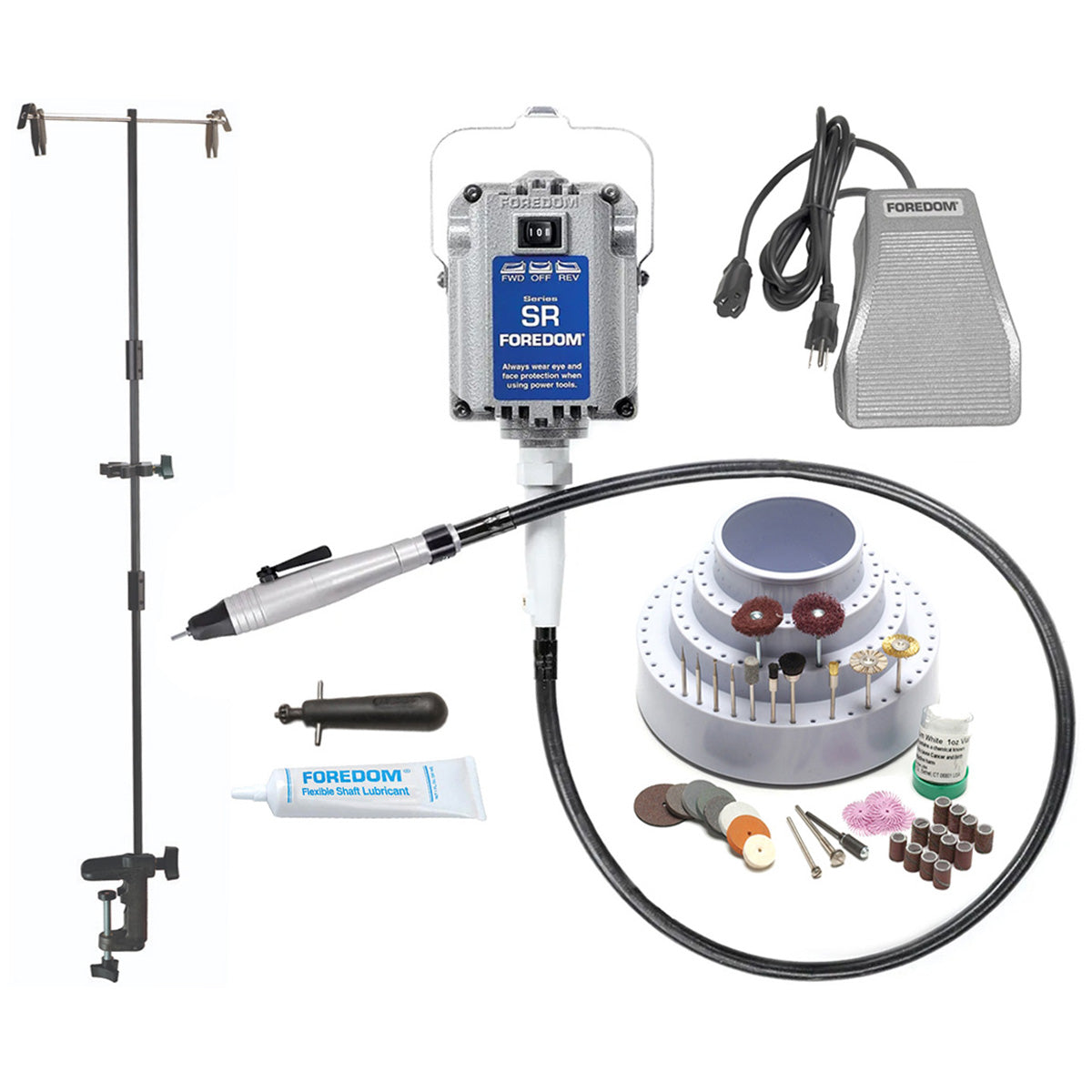 K.2820 Jewelers Flex Shaft Kit with Hanger 115V | Foredom — Otto Frei