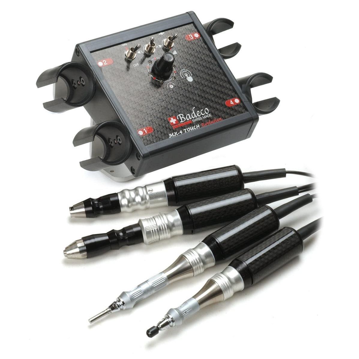Badeco MX-4 Touch Evolution Micromotor with 4 Handpieces | OttoFrei.com — Otto Frei