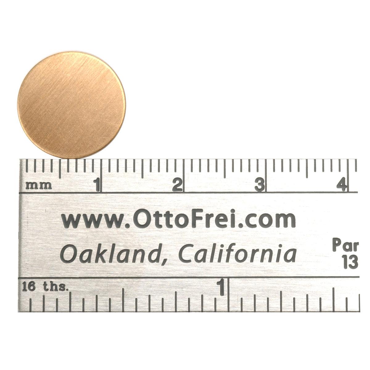 Brass Shapes 24 Gauge Circle 1/2" Diameter Pack of 6 | OttoFrei.com ...
