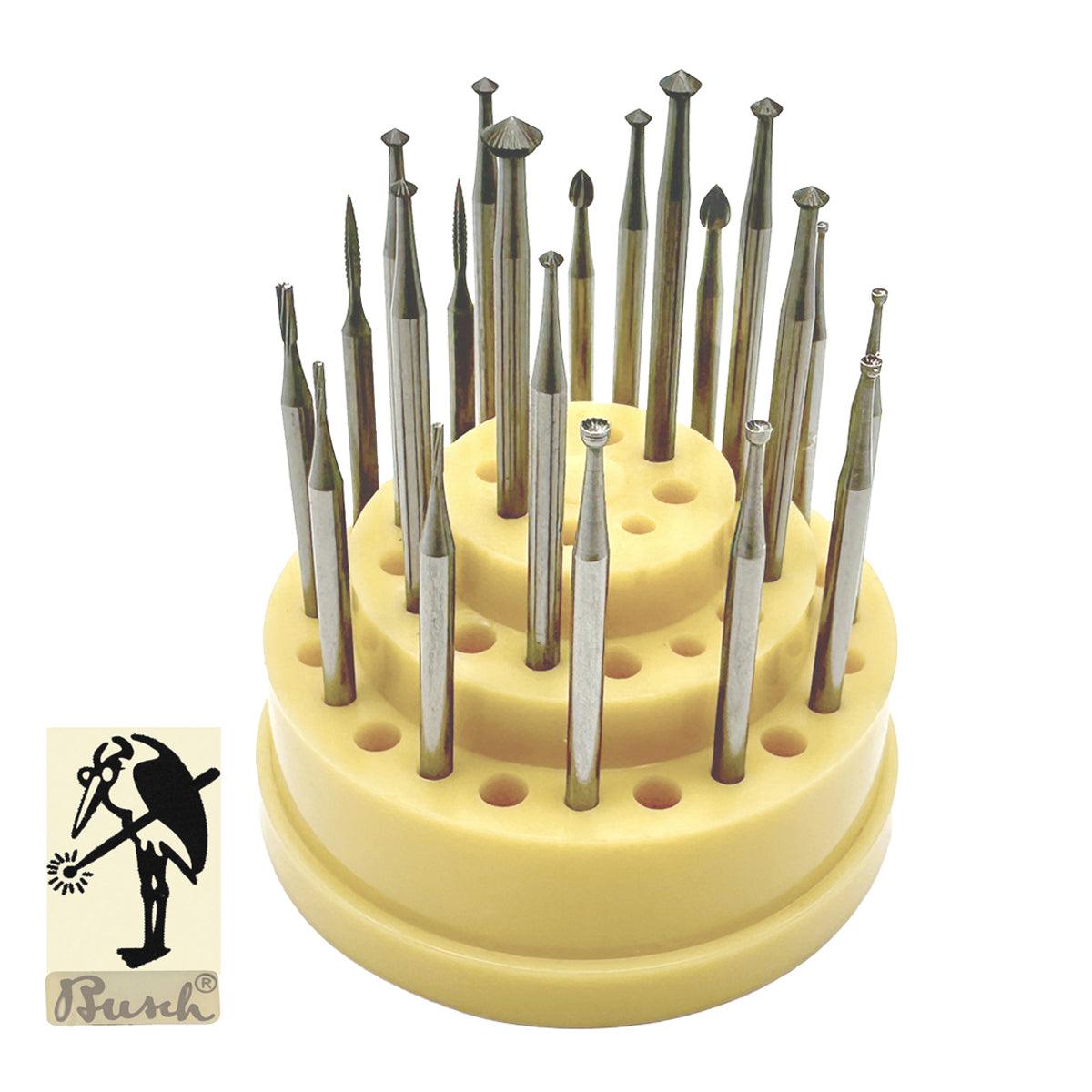 Busch Mixed Shapes Student Bur Kit, 23 Pieces | Busch — Otto Frei
