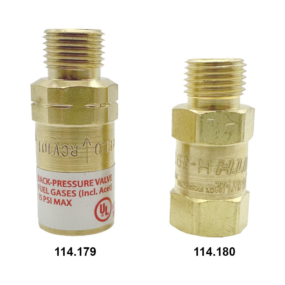 Check Valves for Gas & Oxygen Regulators | Smith Torch — Otto Frei