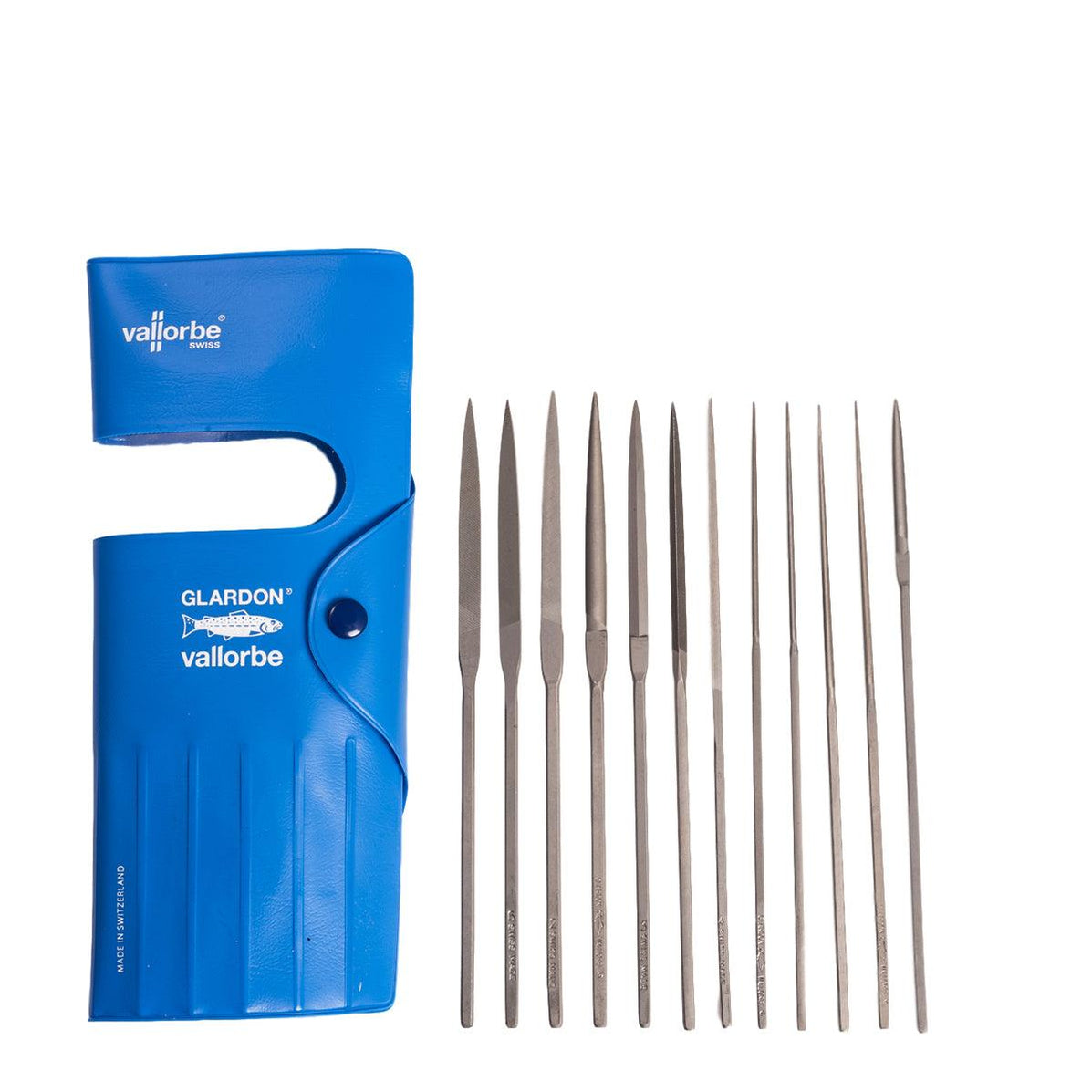 Closeout Glardon-Vallorbe Escapement Files - Set Of 12 - Assorted Cuts ...