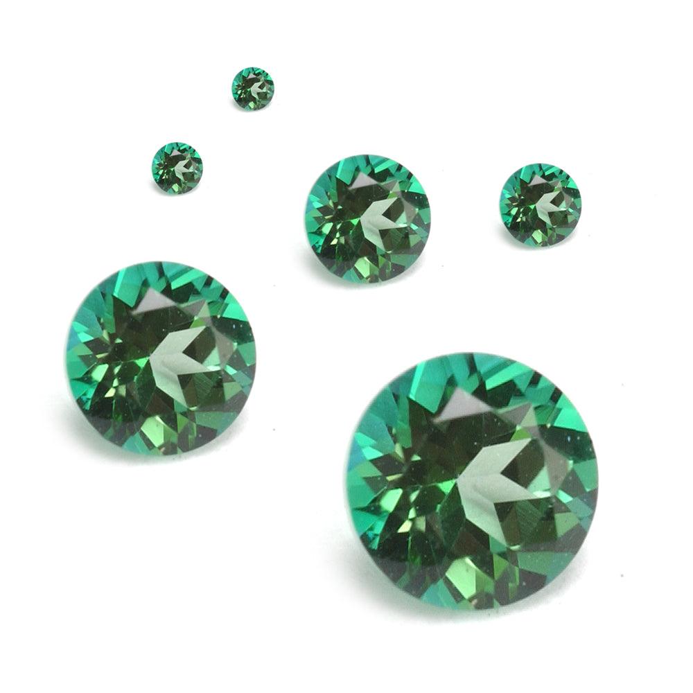 Swarovski Genuine Rainforest Green Topaz Round Stones | Swarovski Gems ...