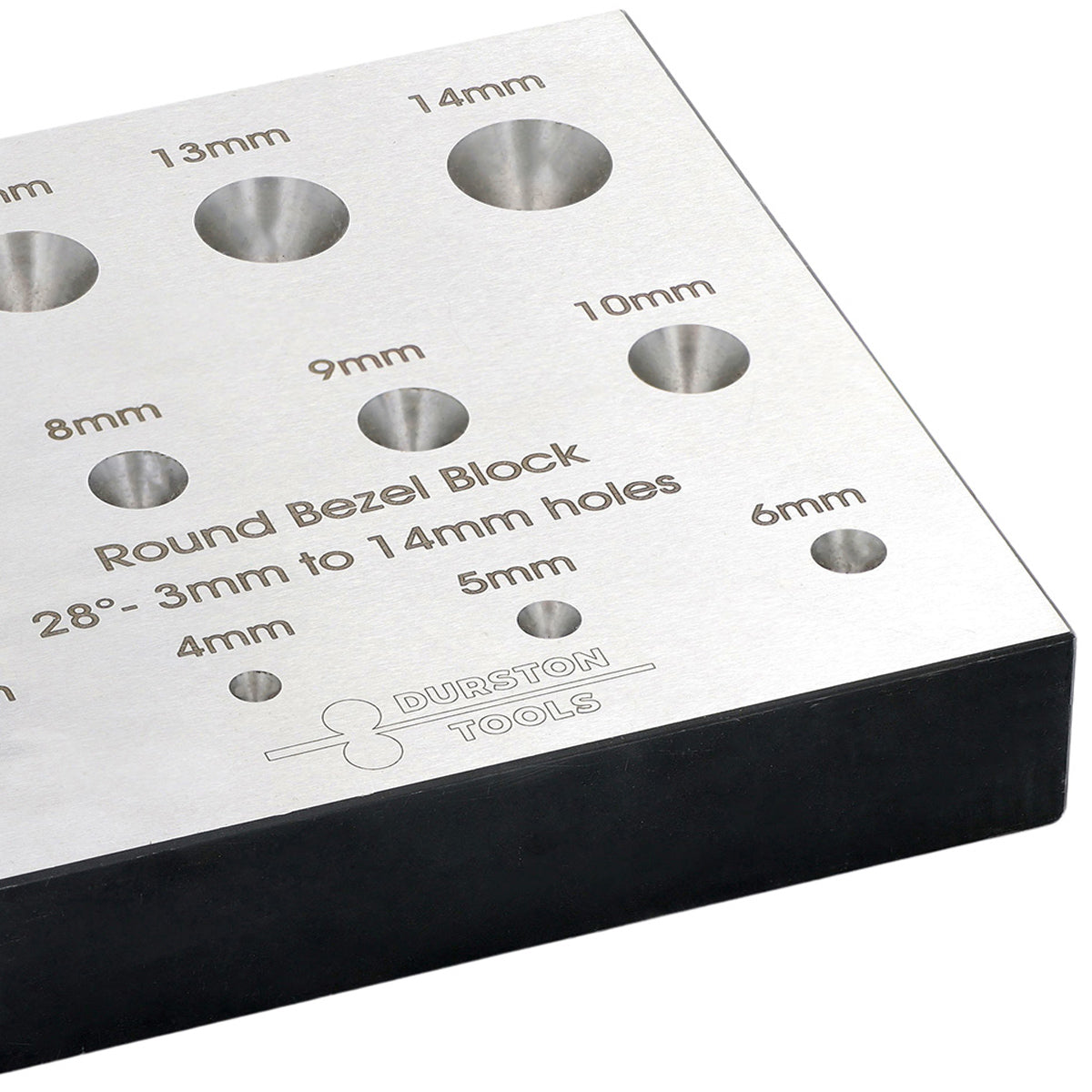 Round Bezel Block 3–14 mm, 28° | Durston — Otto Frei