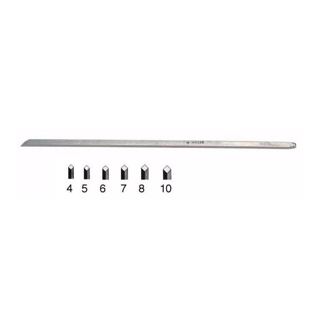 E. C. Muller Gravers Carbon Steel Square Sizes 4-10 | OttoFrei.com ...