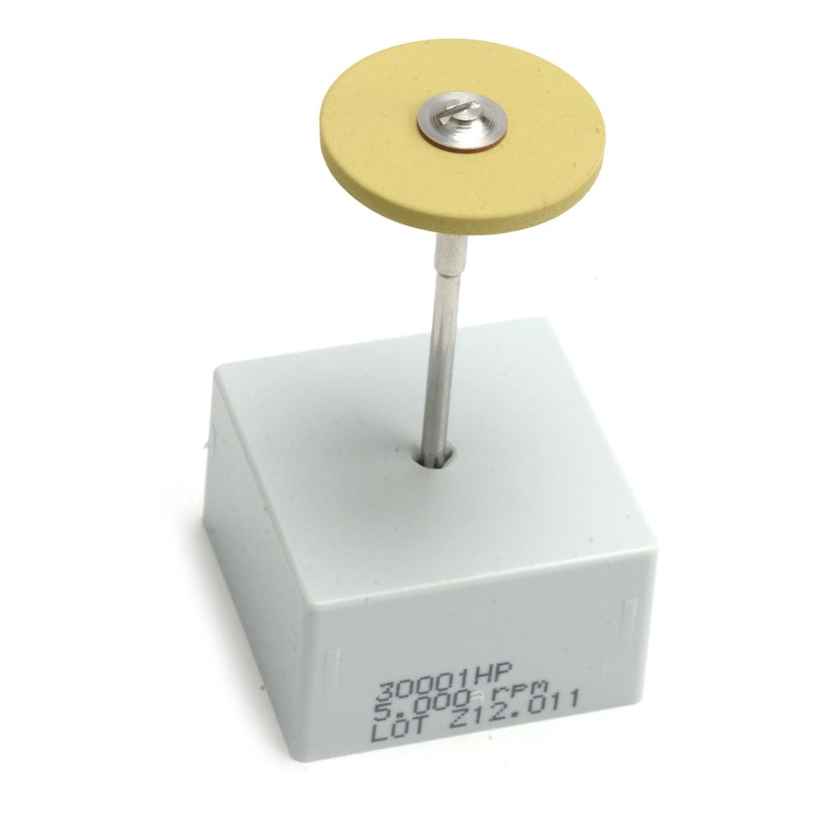 Edenta Ceragloss Yellow Fine Diamond Polishing Wheel, 25mm — 3/32 ...