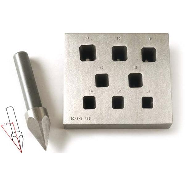 Emerald Bezel Block-Large Almost Square 14mm x 13mm to 21mm to 20mm 8 ...