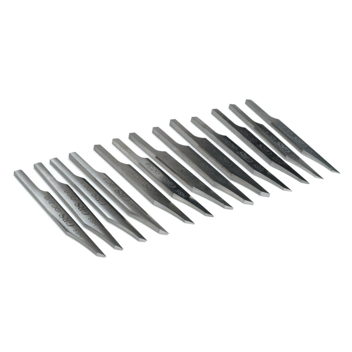 Engravers GRS 022-581 Quick Change Pre-Cut Graver Kit X 12 | OttoFrei ...