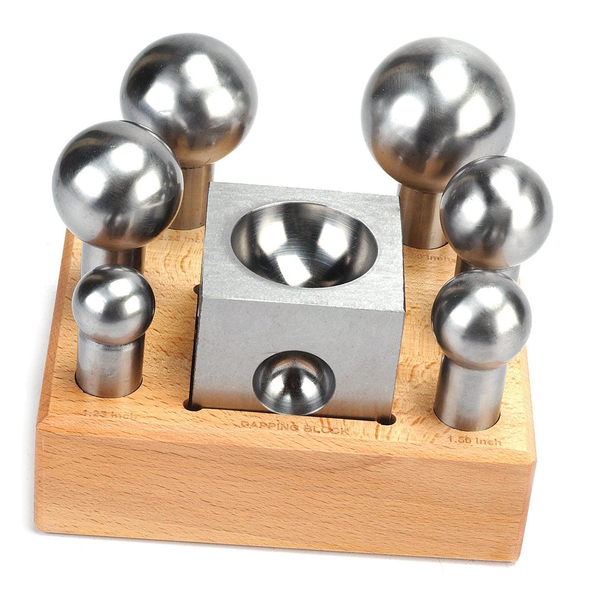 Extra Large Matched Dapping Punch & Die Set | Value Line — Otto Frei