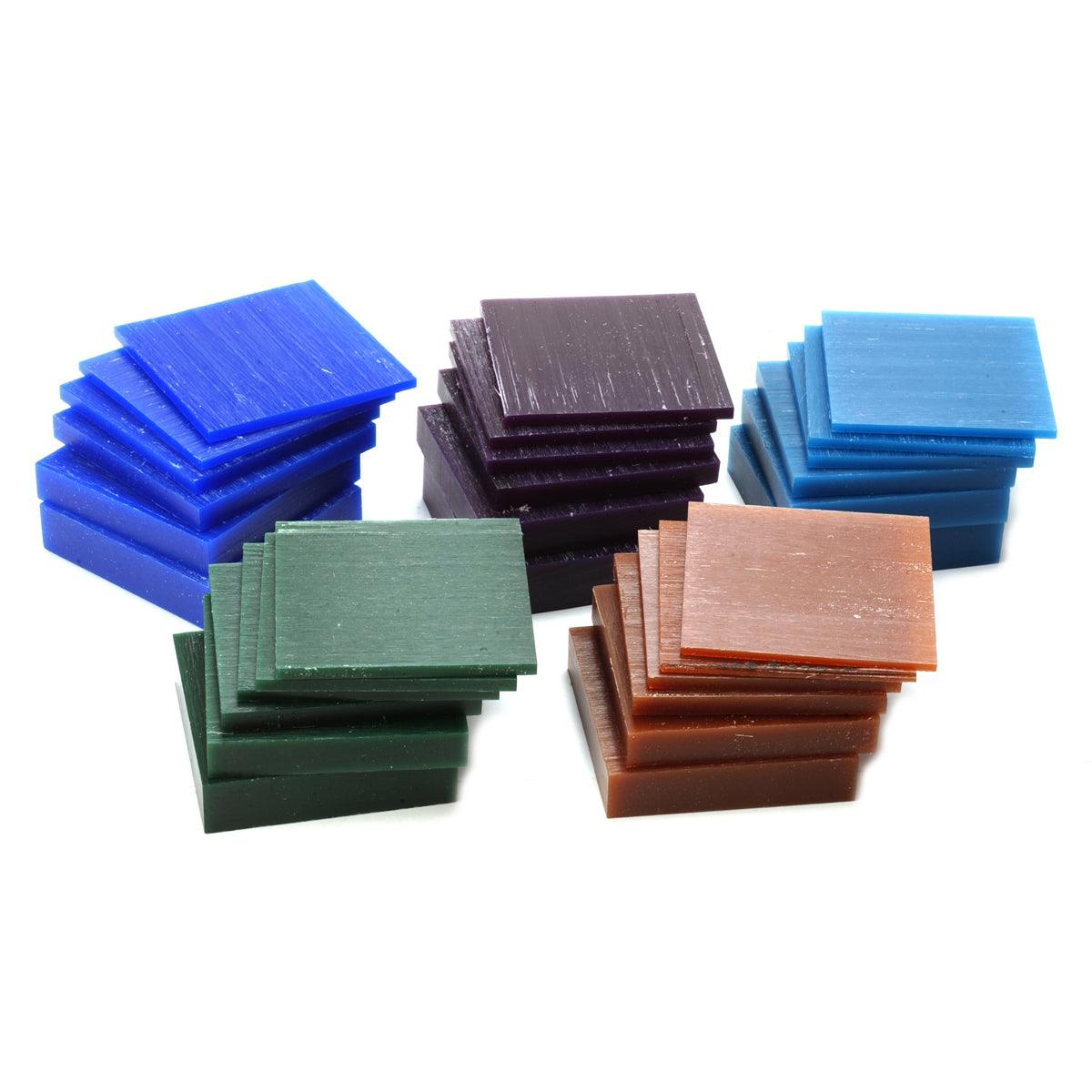 Ferris File-A-Wax 3-9/16" Assorted Square Slabs | OttoFrei.com — Otto Frei
