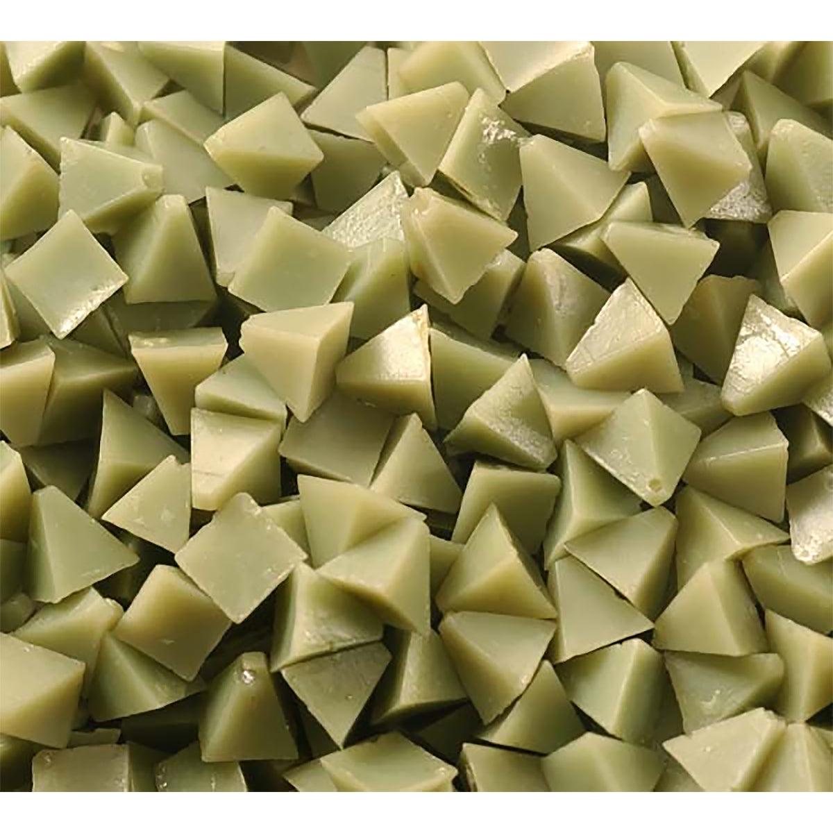 Fine Cut Light Green 1/4" Plastic Pyramids 1 Lb Pack | OttoFrei.com ...