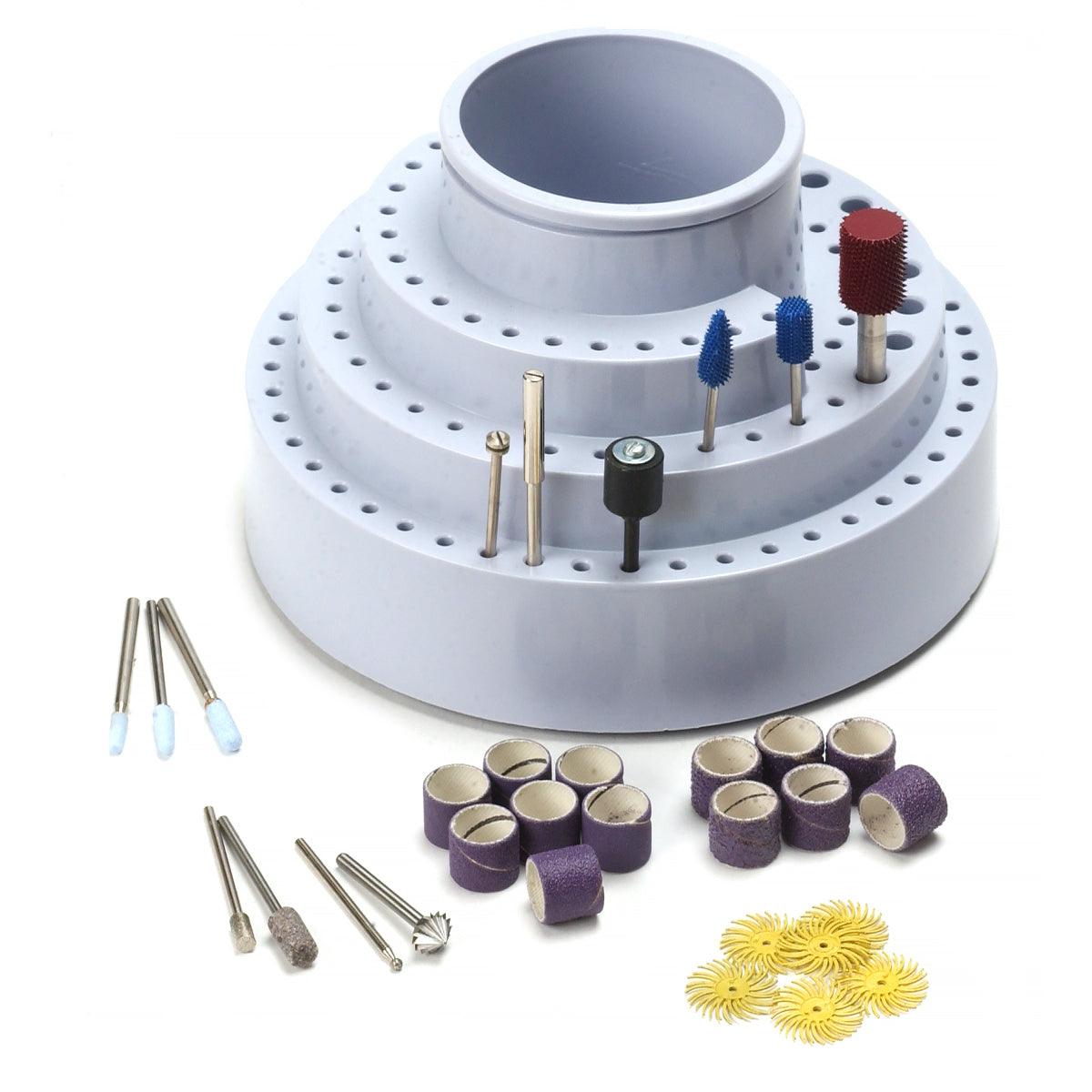 Foredom AKWK53 26 Piece Woodcarving Accessory Kit with Rotating Bur ...