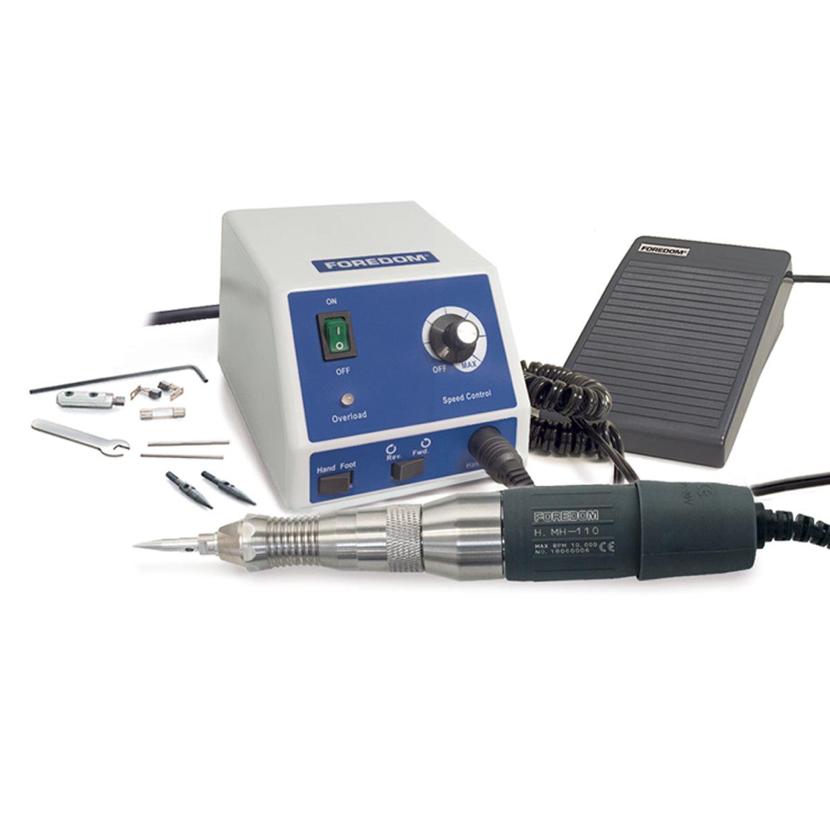 Foredom K.1080 Adjustable Hammer Micromotor Kit — Dual Voltage — Otto Frei
