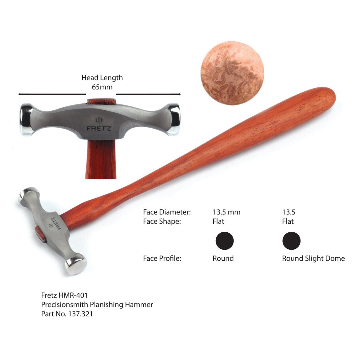 Fretz HMR-401 PrecisionSmith Planishing Hammer | Fretz — Otto Frei