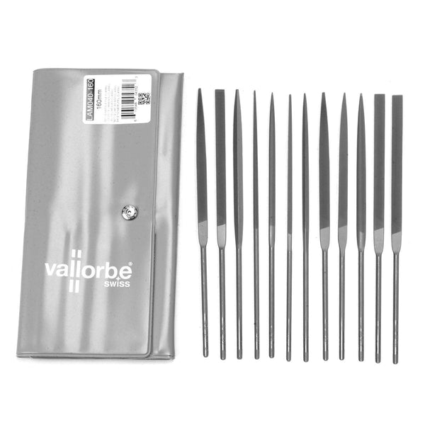 Glardon-Vallorbe Classic Needle File Set 12-16cm (6-1/4") Cut 2 ...