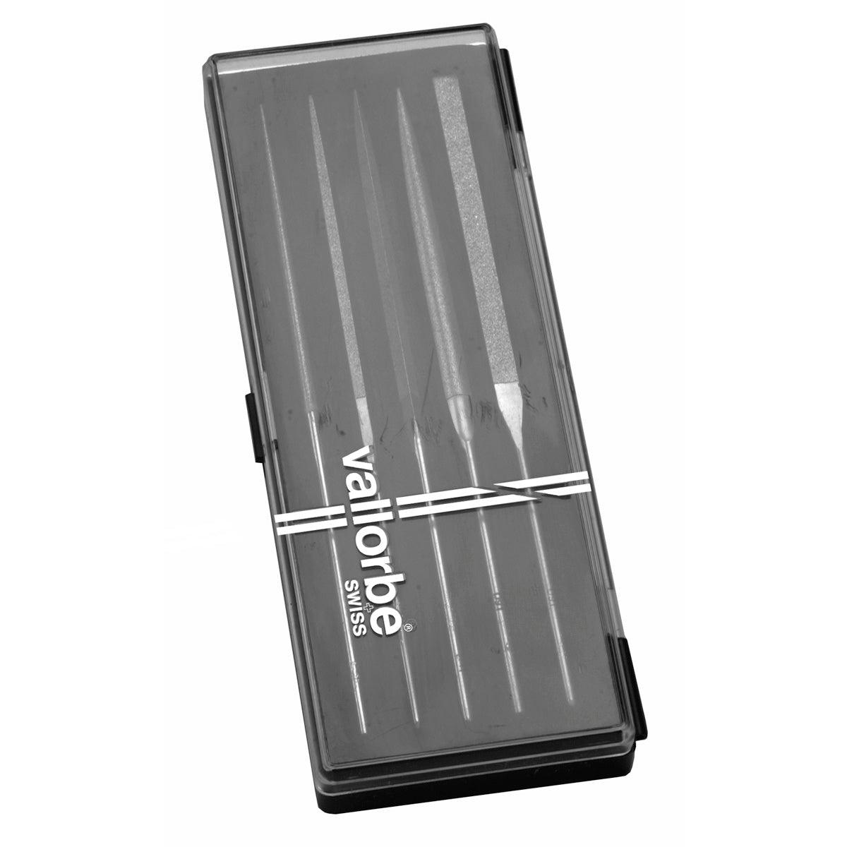 Glardon-Vallorbe DA8432 Diamond Needle Files Fine Grit 91 Kit of 5 ...