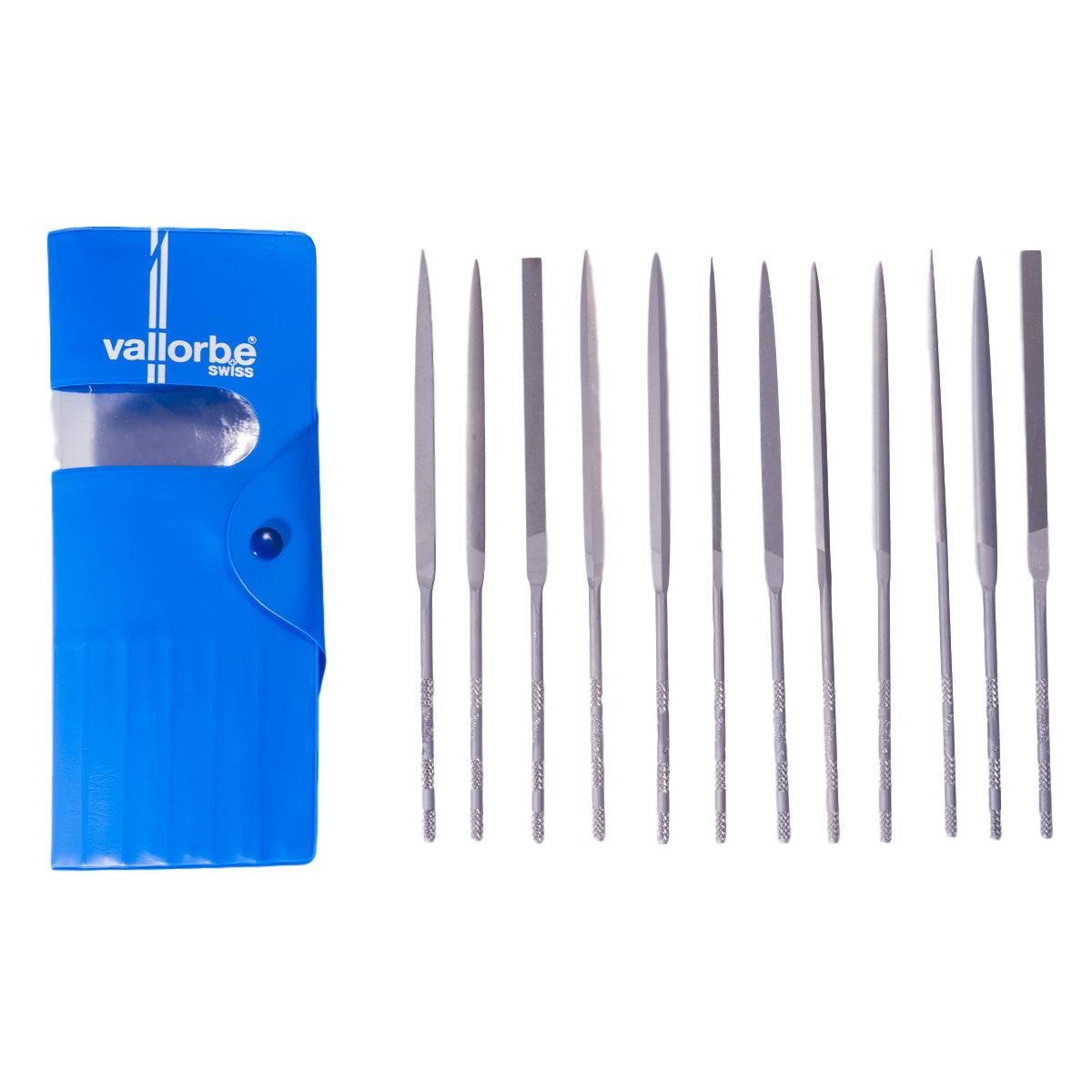 Glardon-Vallorbe LA2483-4 Needle File Set Of 12- 6-1/4" — Otto Frei