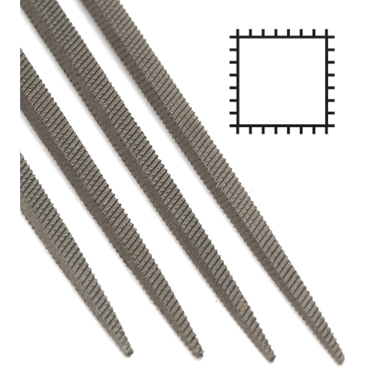 Glardon-Vallorbe Square Needle Files LA2408 | Swiss Made — Otto Frei