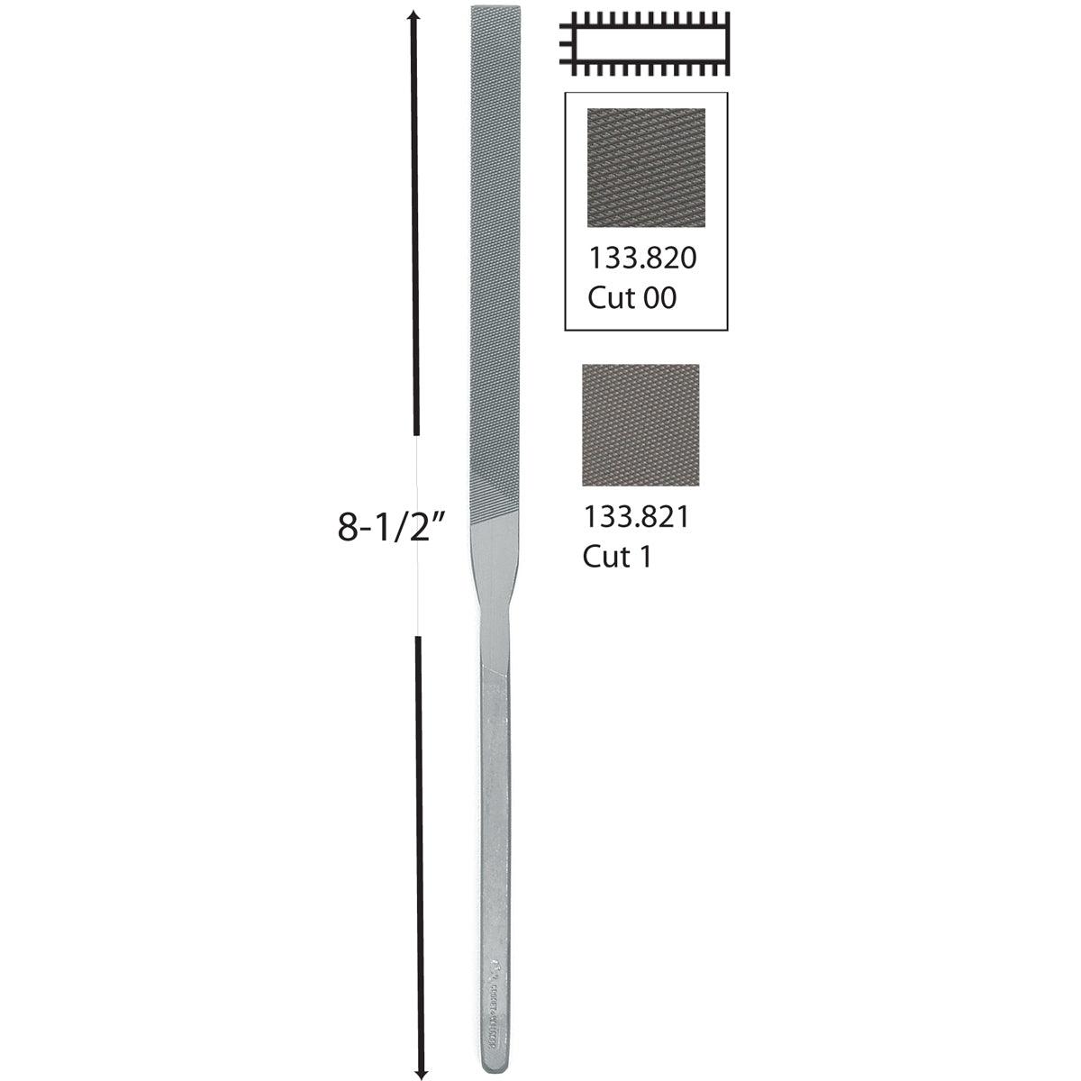 Glardon-Vallorbe Habilis LH2601 Hand Files 8-1/2" | Swiss Files — Otto Frei