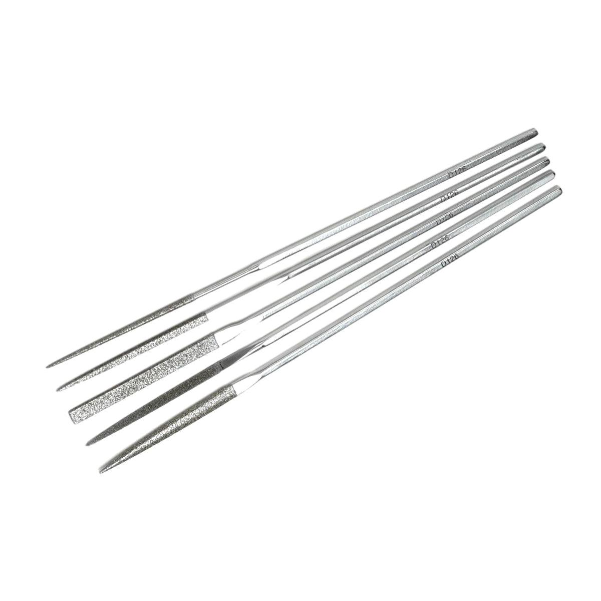 Grobet Diamond Escapement Files Grit 126 | 5 Shapes — Otto Frei