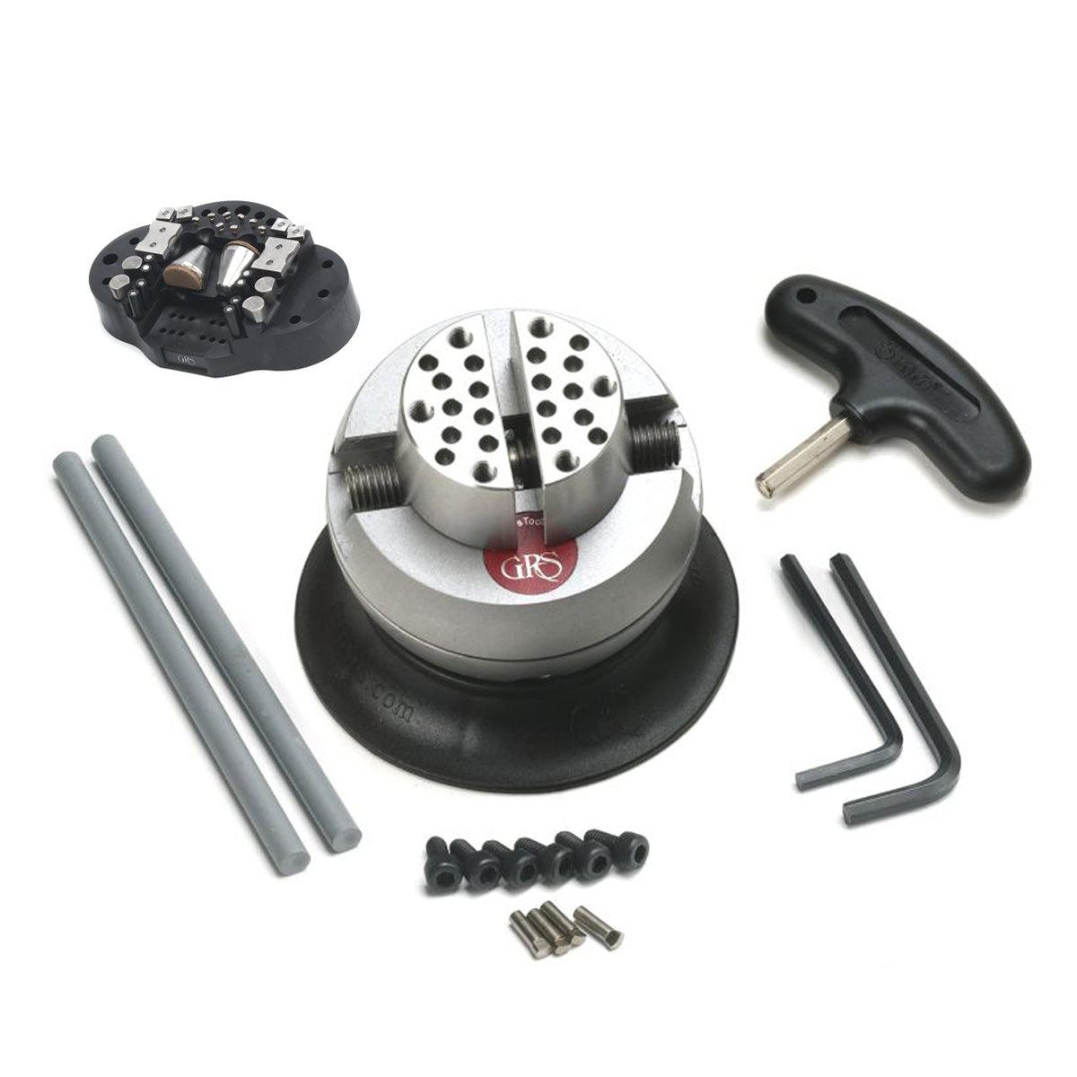 GRS MicroBlock Ball Vise with 30-Piece Attachment Set | GRS — Otto Frei