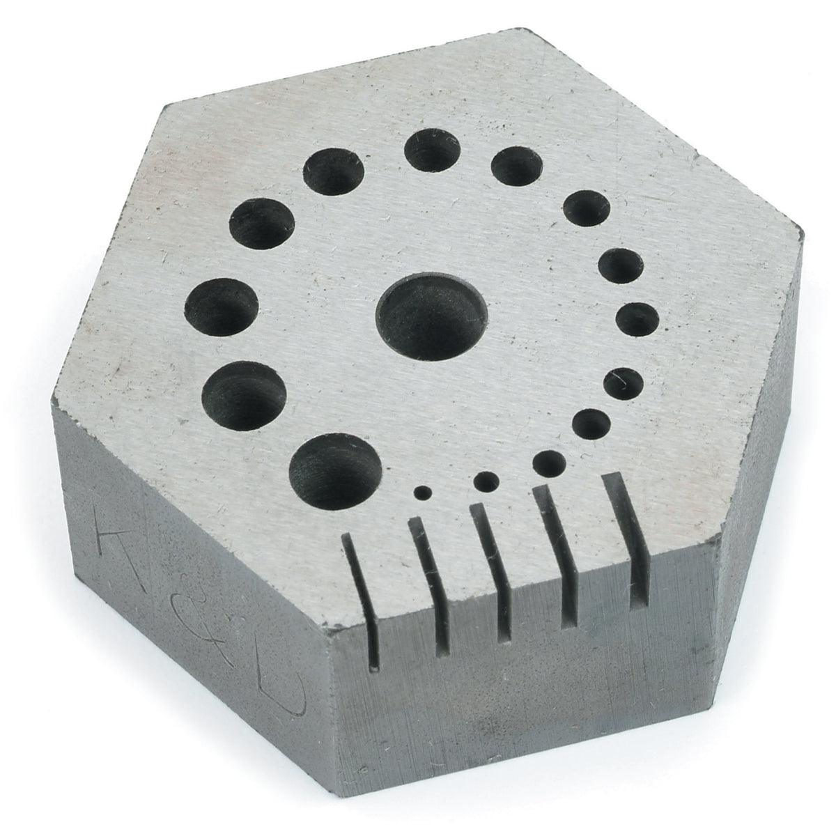 Hexagon Riveting Anvil | Case-Hardened Steel, Made in USA — Otto Frei