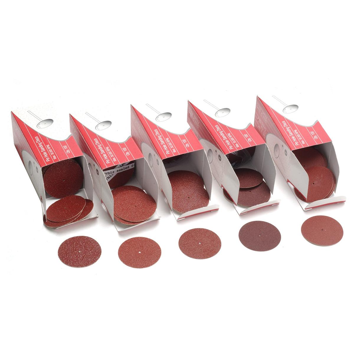 Ikohe Adalox 1-1/2" Pin Hole Sanding Discs | Box of 100 — Otto Frei