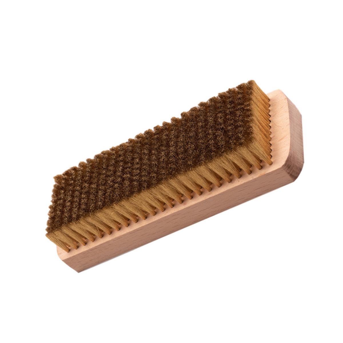 Japanese Brass Hand Brush Fine 0.08mm | Wood Handle — Otto Frei