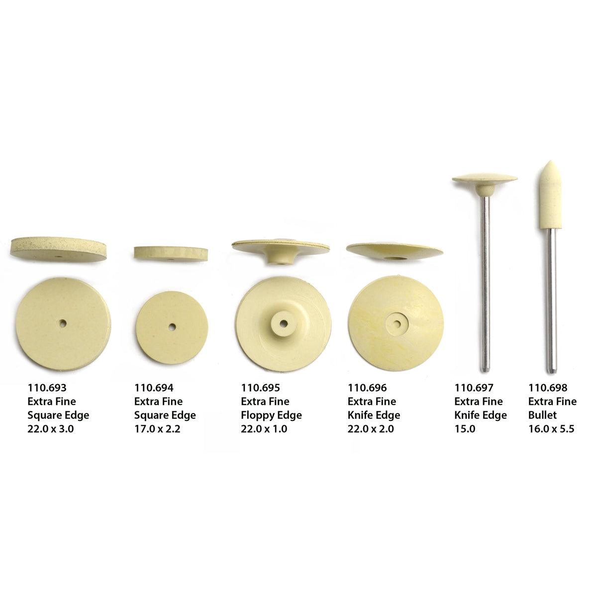 Kyle Diamond Polish Wheel Yellow-Extra Fine | OttoFrei.com — Otto Frei