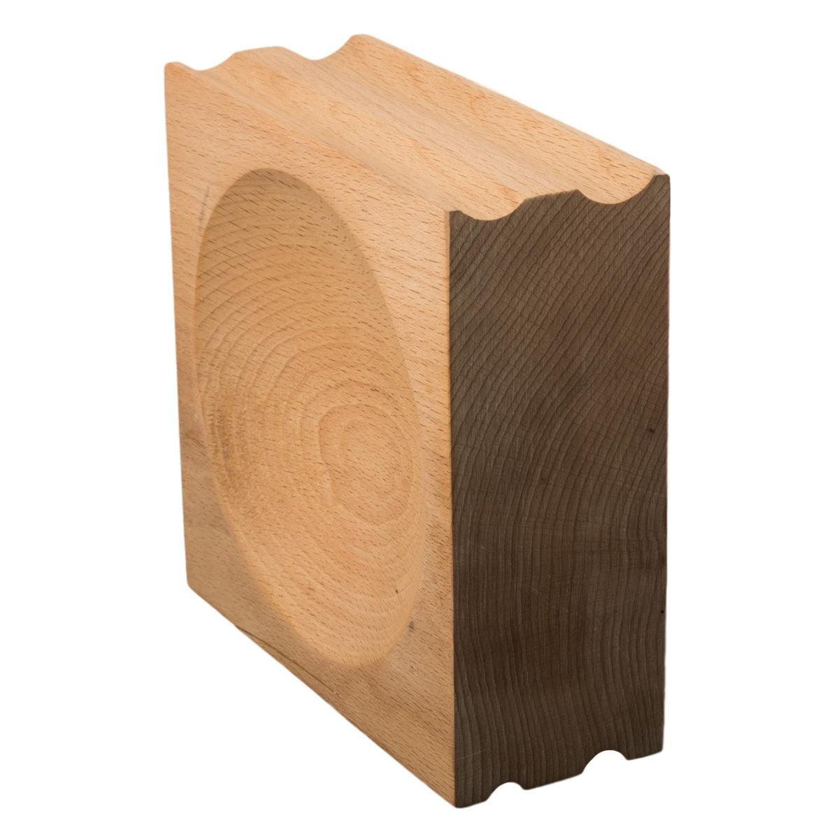 Large Wood Dapping Block 6x6 with Hemispheres & Grooves | Value Line ...