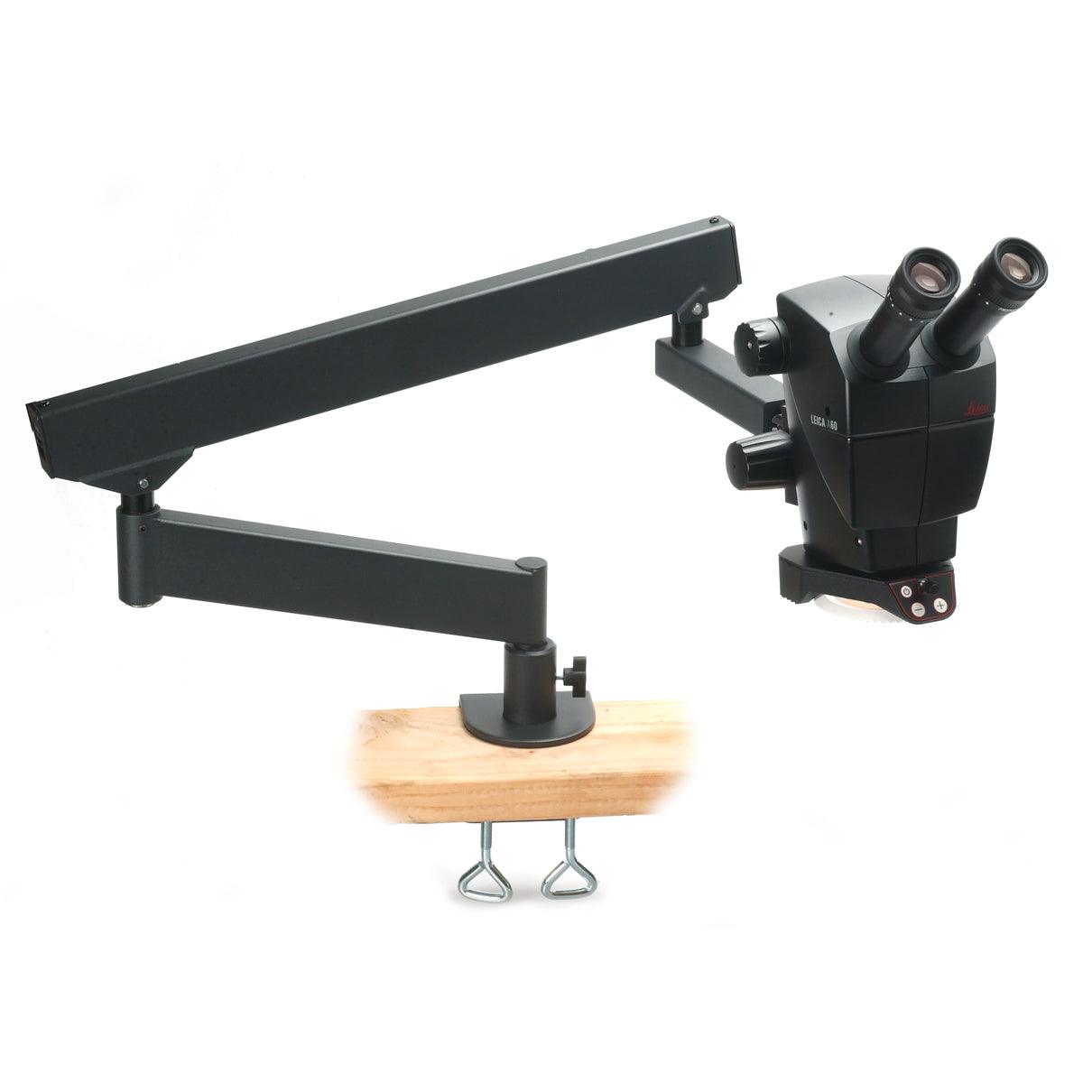 Leica A60F Microscope With Flex Arm Stand-LED Light & Auxiliary Lens ...