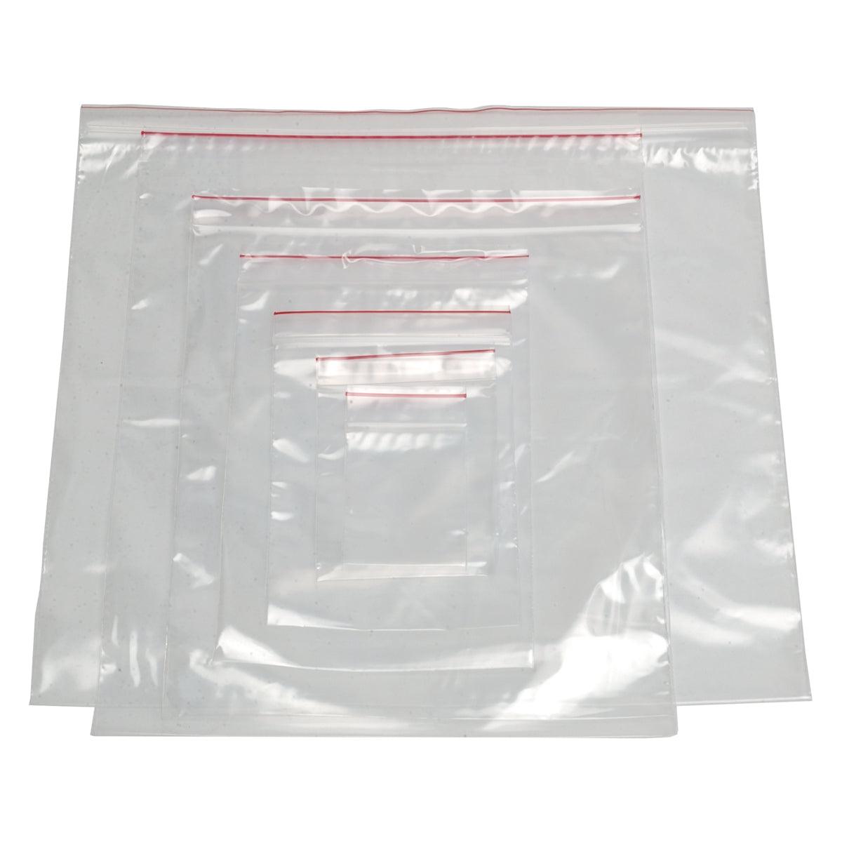 Minigrip Red Line Reclosable Plastic Bags - 2-Mil Thick — Otto Frei