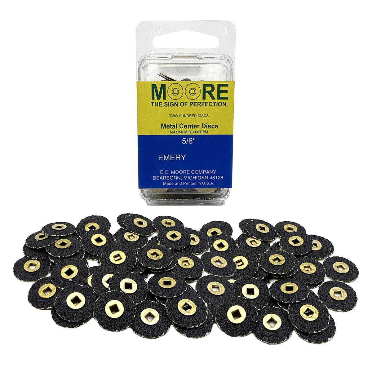 Moore's Discs Emery 5/8" Pack of 200 Discs | OttoFrei.com — Otto Frei