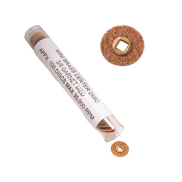 Moore's Mini 3/8" Garnet Medium Pack of 100 Discs | OttoFrei.com — Otto ...