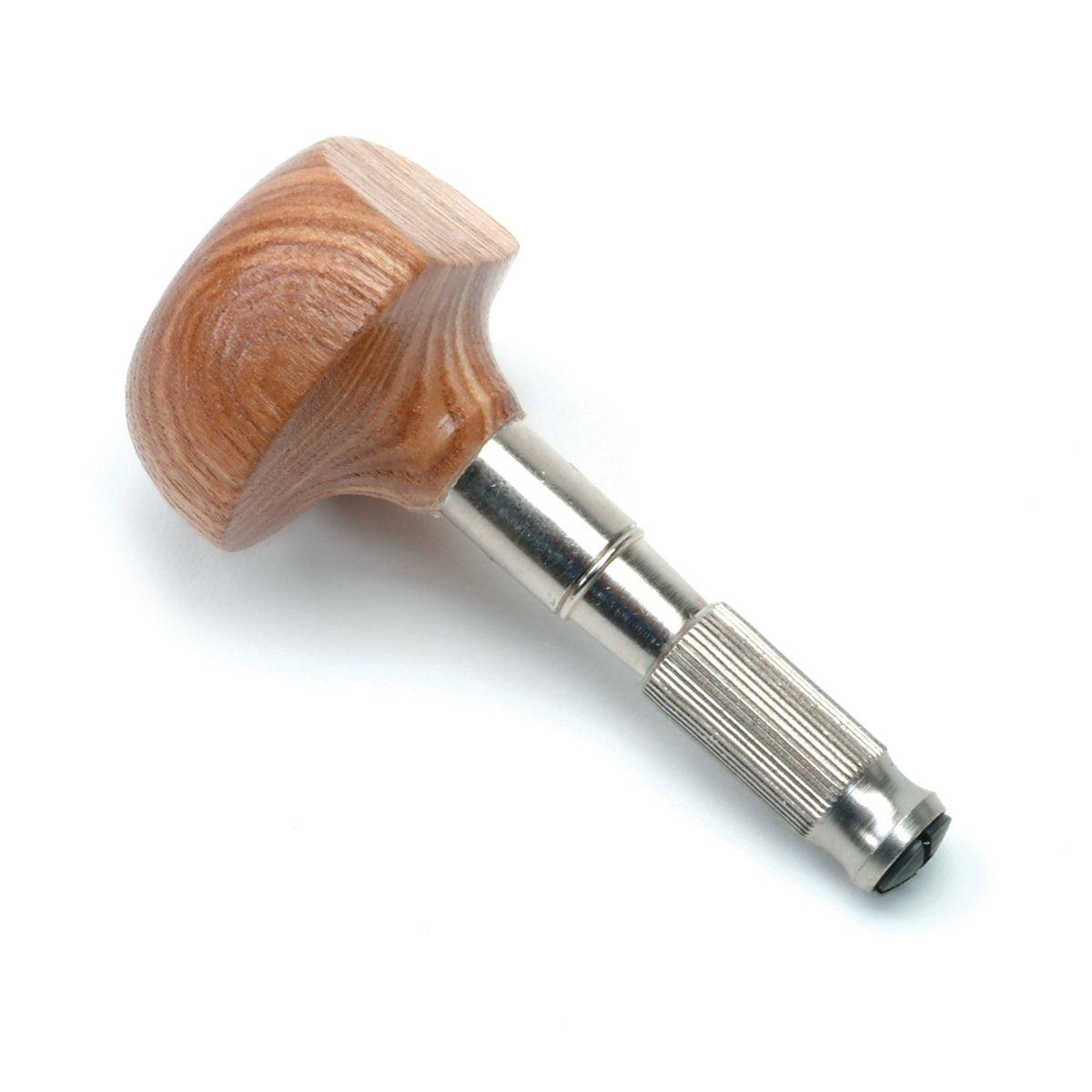 Mushroom Half-Head Millgrain Tool Handle-3" | OttoFrei.com — Otto Frei
