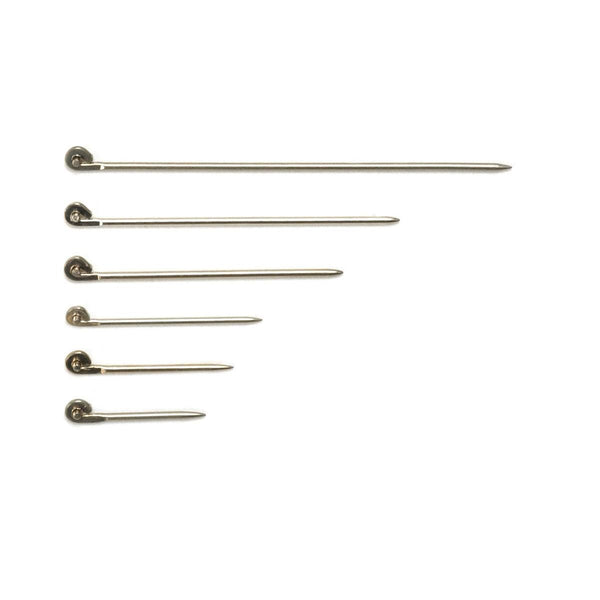 Nickel Silver Pinstems with Rivet - Packs of 12| OttoFrei.com — Otto Frei