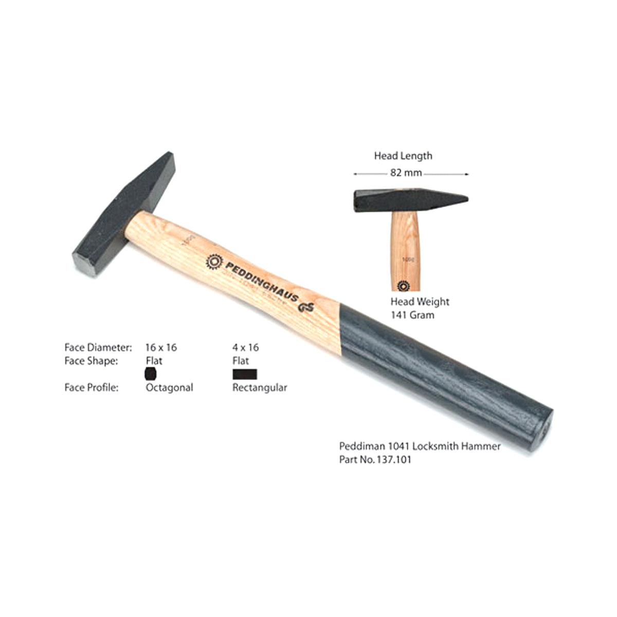 Peddinghaus 100g Forging Hammer – Peddiman 1041 | Peddinghaus — Otto Frei