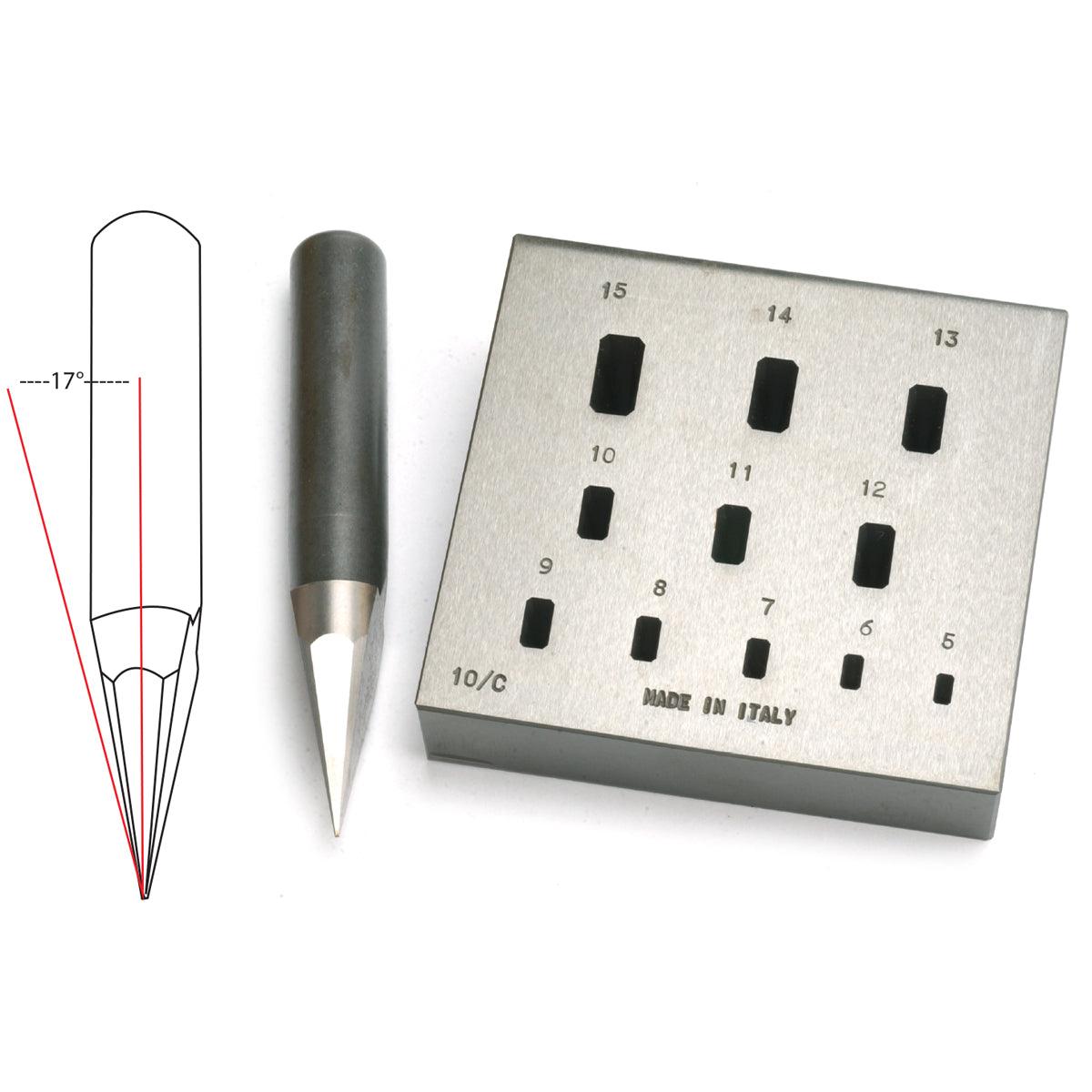 Rectangular Bezel Block-Narrow Cut Corners 5mm x 2.5mm to 15mm to 7.5mm ...