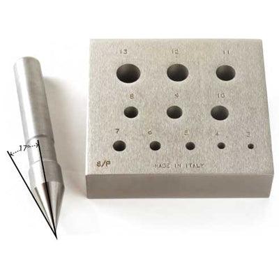 Round Bezel Block-17 Degree-3mm to 13mm-11 Holes | OttoFrei.com — Otto Frei