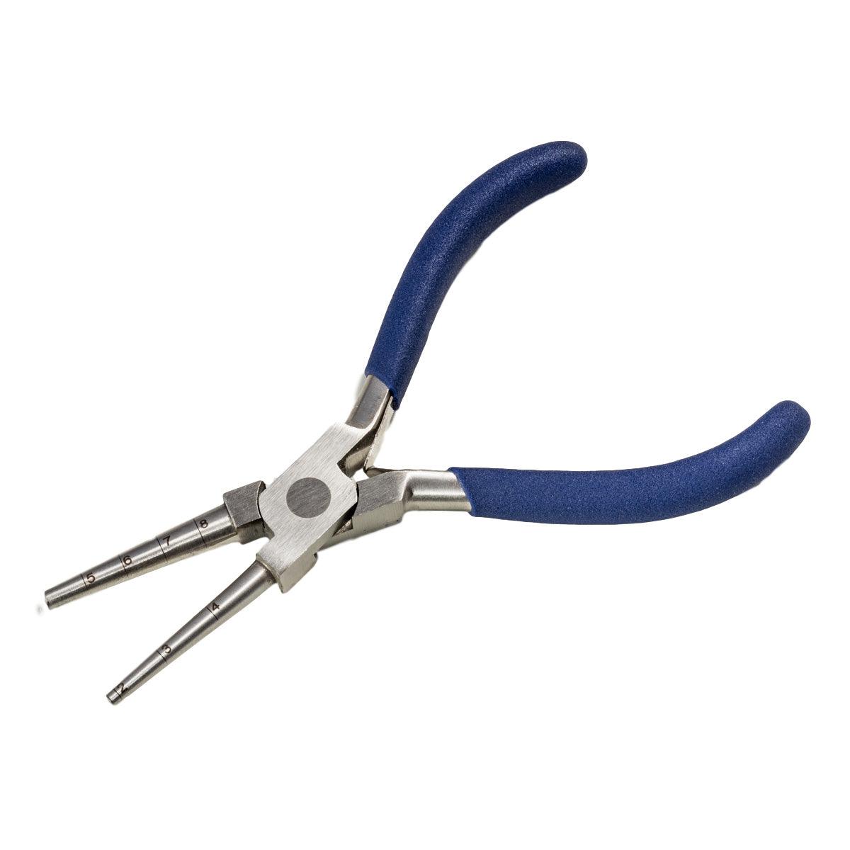 Round Step Looping Pliers 2–8mm | Jewelry Wire Forming Tool — Otto Frei