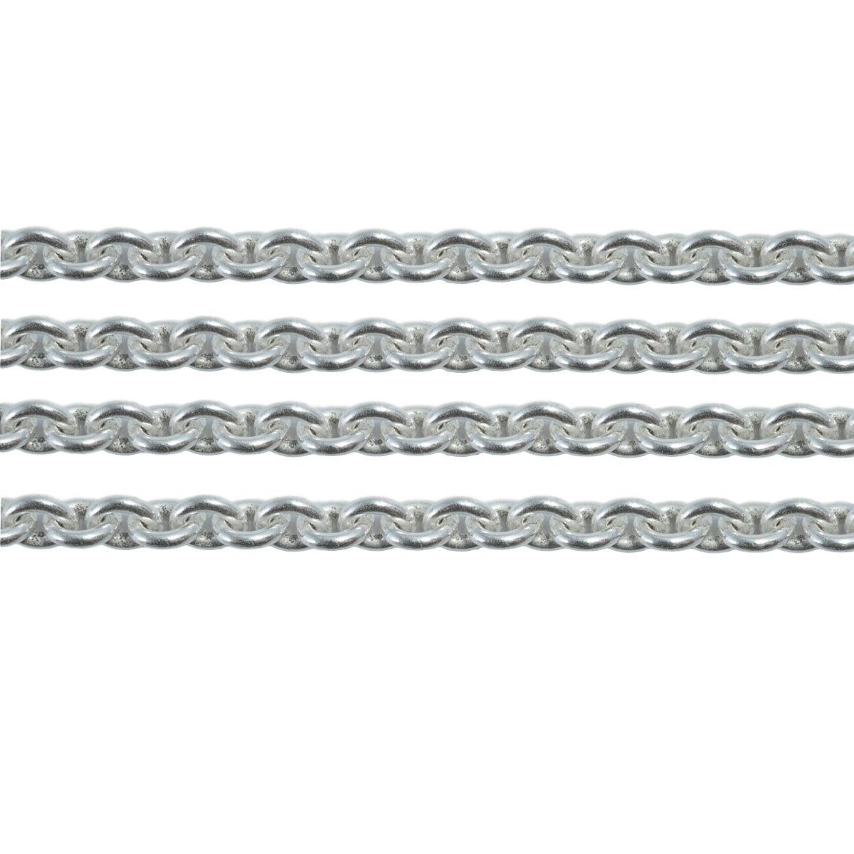 Schofer Germany Sterling Silver Trace Cable Chain 1.5mm | 60" — Otto Frei