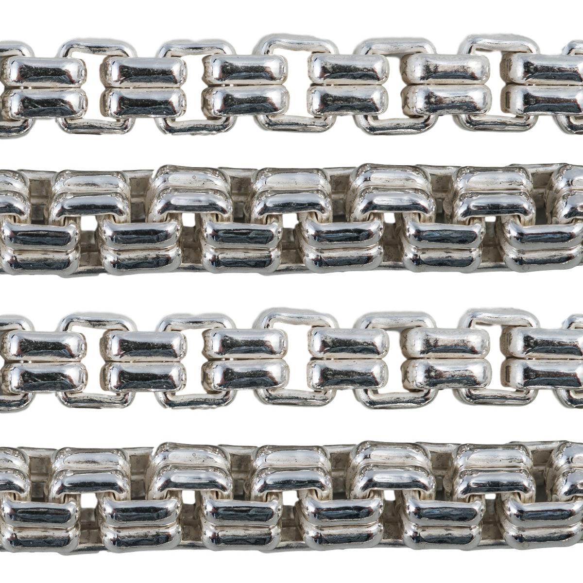 Schofer Germany Sterling Silver Venetian Box Inka Chain 4.3mm-5' (60 ...